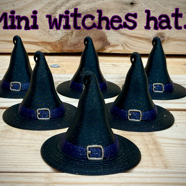 3D Printable Mini Witch Hats by ENIQUE3D
